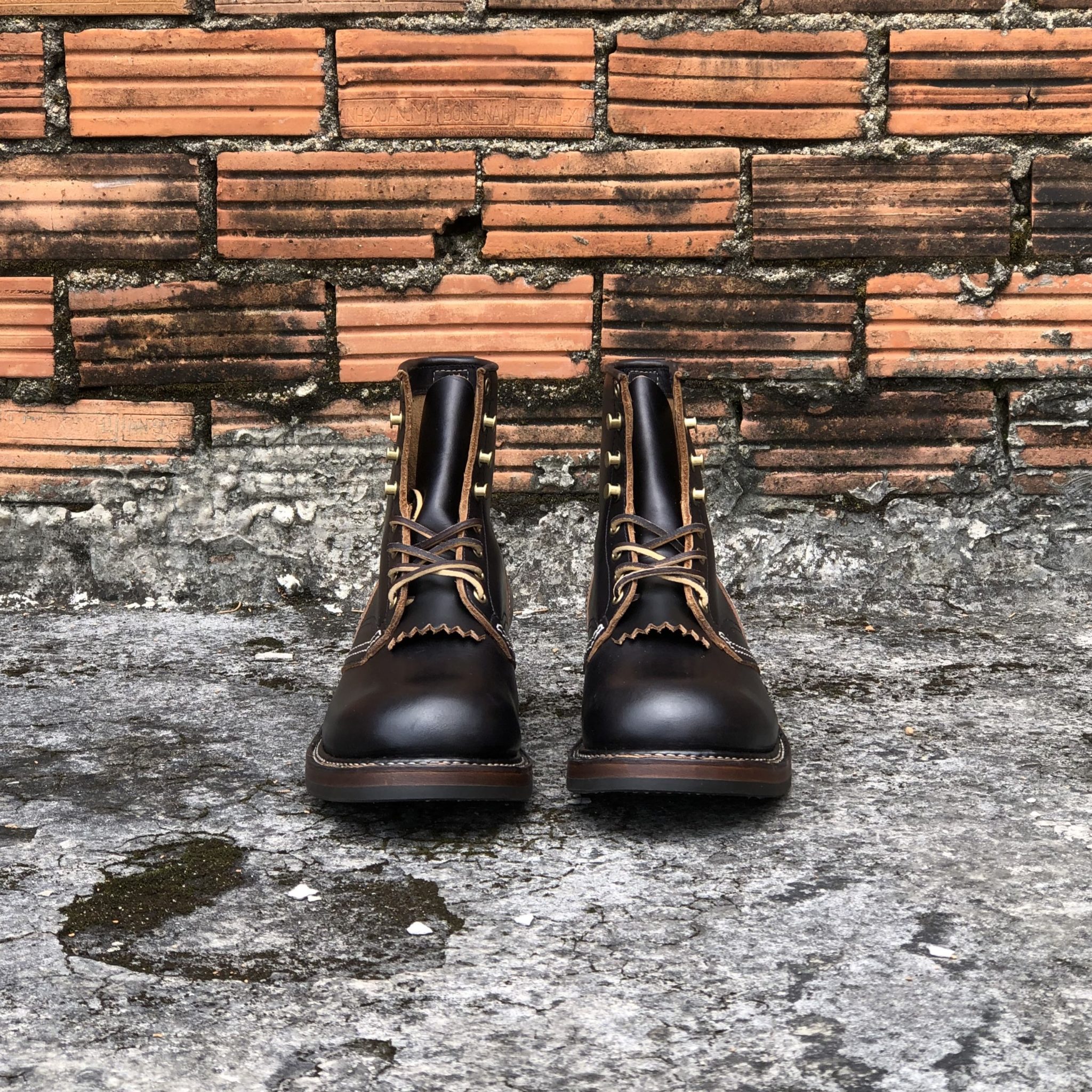 The Forest Ranger Logger Boots In Horween Leather - Kind Supply Co.