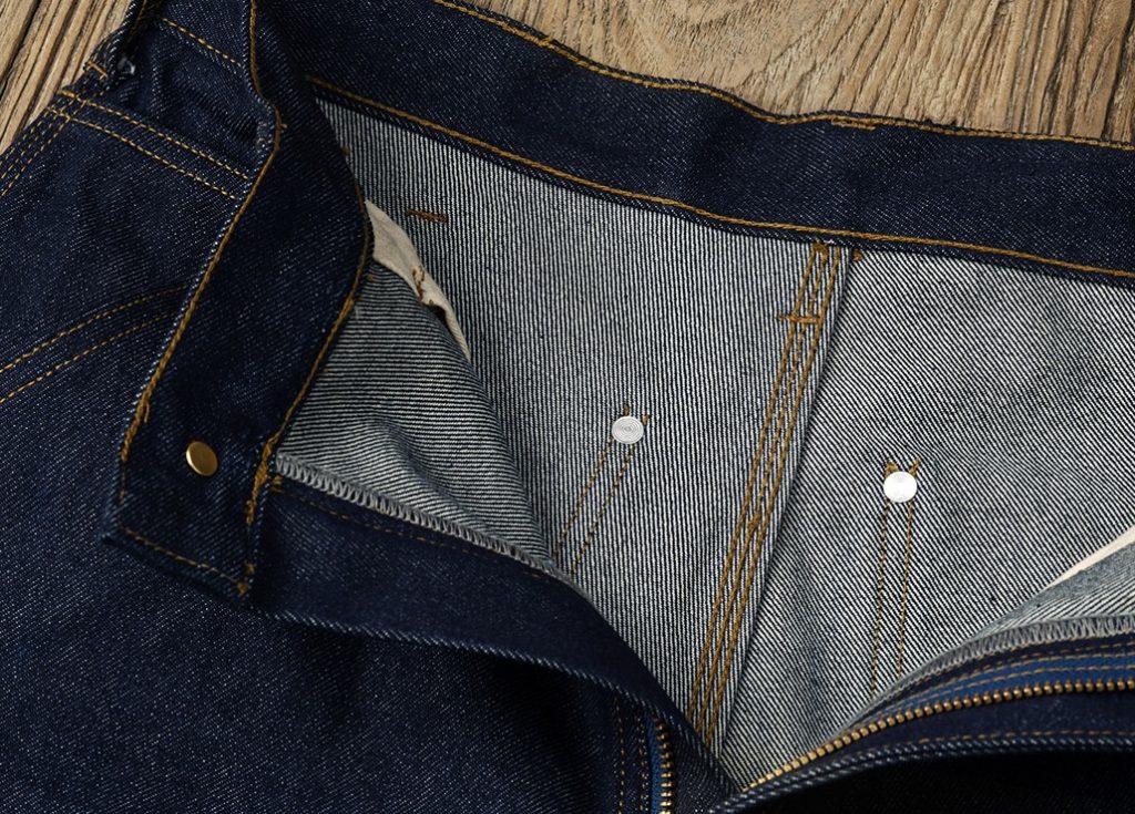 Double Knee Raw Denim Work Jeans 16oz Organic Cotton In Indigo - Kind ...