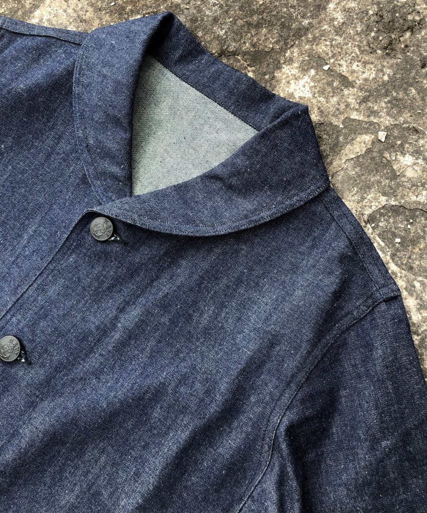 U.S.N Seaman Shawl Collar Denim Work Jacket - Kind Supply Co.